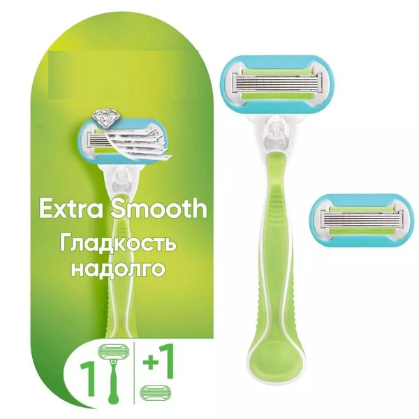 Женский бритвенный станок Embrace Extra Smooth с 2 сменными кассетами ...