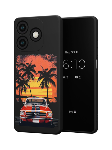 Силиконовый чехол Mcover для Tecno Spark 10 Spark 10c 4g Техно Спарк 10 и Техно Спарк 10ц