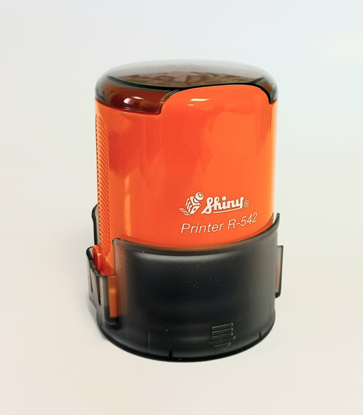 SHINY R-542 Автоматическая оснастка для печати диам.42 мм ОРАНЖЕВАЯ ...