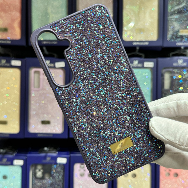 Чехол Swarovski для Samsung S24 фиолетовый - купить с доставкой по ...