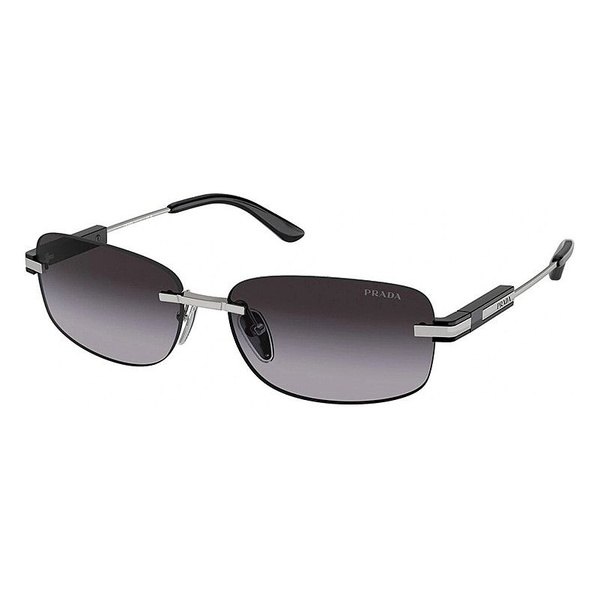 Солнцезащитные очки Prada PR 68ZS 1BC-09S D60, мужские серебристые ...