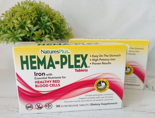 Витамины для железа Hema- plex 30 табл. - купить с доставкой по ...