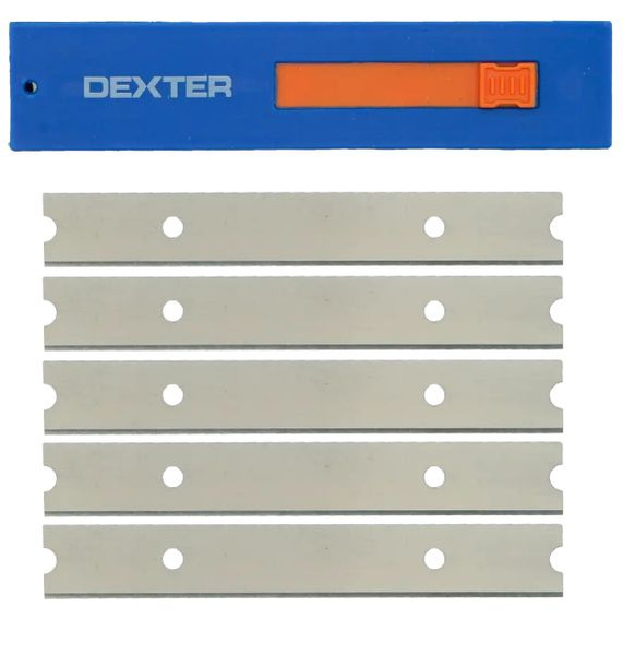 Лезвие для скребка универсальное Dexter 100 мм, 5 шт. купить на OZON по ...
