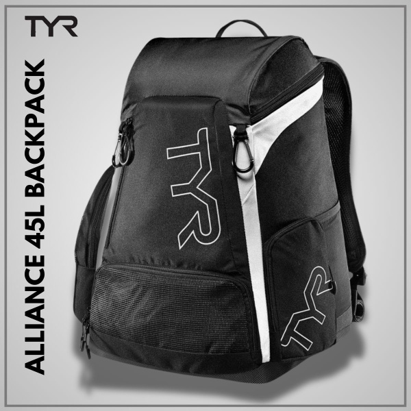 Рюкзак туристический TYR Alliance черный, белый, 45 л - купить по ...