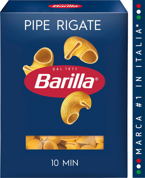 Макароны Barilla Pipe Rigate n.91 450г - купить с доставкой по выгодным ...