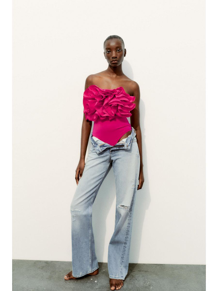 Блузка-боди Zara - купить с доставкой по выгодным ценам в интернет ...