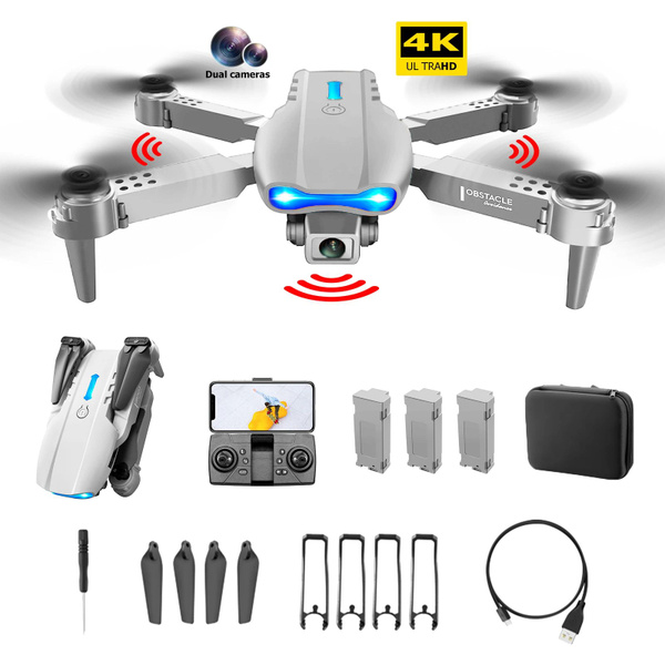 Квадрокоптер с камерой,дрон для детей и новичков,Двойная камера 4K ...