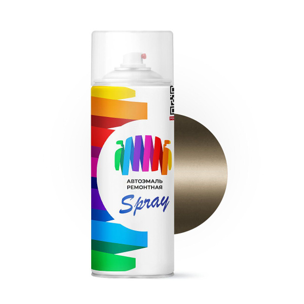 Аэрозольная краска RAL 1035 "Perlbeige" (коричневый), базовая, баллон ...