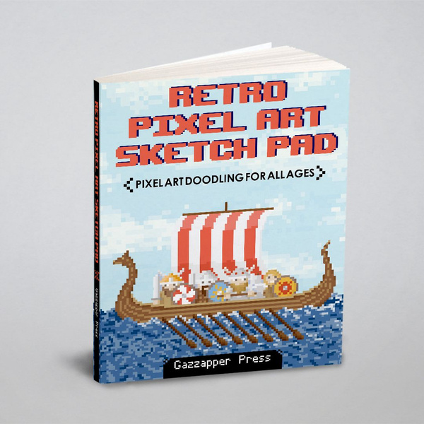 Retro Pixel Art Sketch Pad. Pixel Art Doodling for All Ages - купить с ...