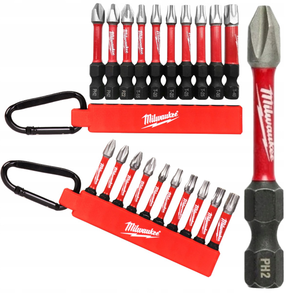 Ударные биты Milwaukee TX PZ2 PH2 50 мм купить на OZON по низкой цене ...