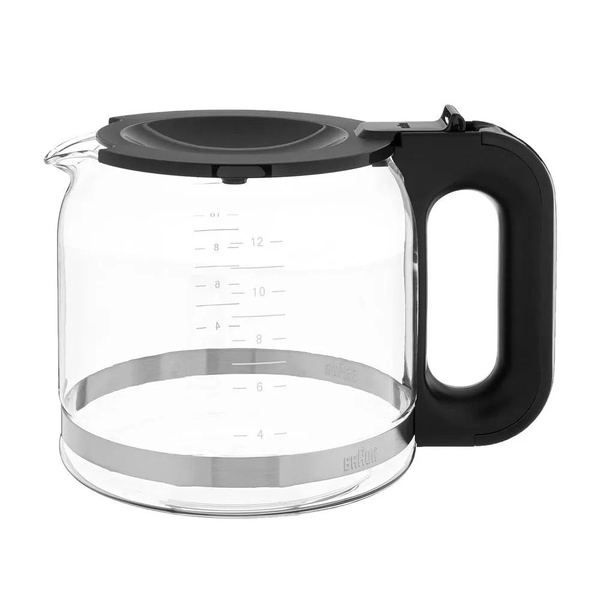 Стеклянная колба (чаша) с крышкой кофеварки, кофемашины Braun ...