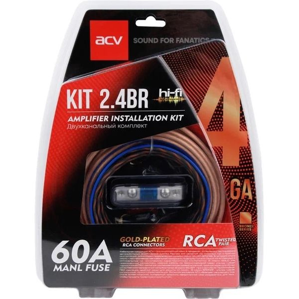 Набор установочный для 2-кан. усилителя ACV KIT2.4BR - купить с доставкой по выгодным ценам в ...