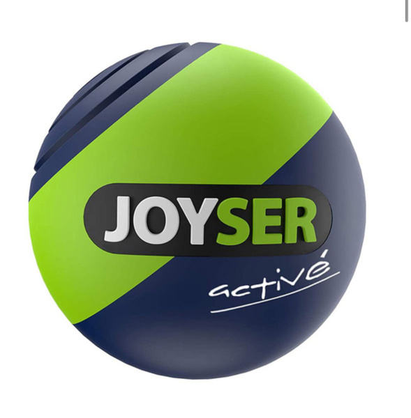 Игрушка для собак JOYSER Active резиновый мячик с пищалкой для мелких, средних и крупных пород ...
