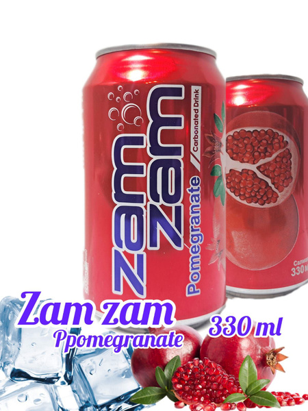 газированный напиток ZAM ZAM, Иран, 24шт 7920мл Гранатовый - купить с ...