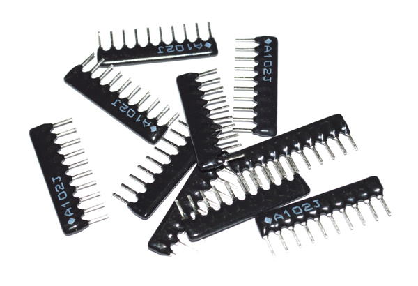 Резисторная сборка A102J 10pin, 10 штук купить на OZON по низкой цене ...