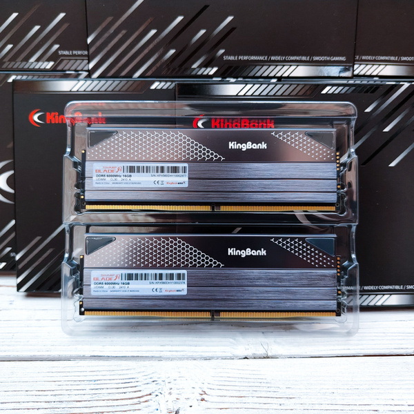 Модуль оперативной памяти KingBank 16 ГБ DDR5 PC44800 6000 MHz CL 28 (K5.01.FPA5ED9502) купить c ...