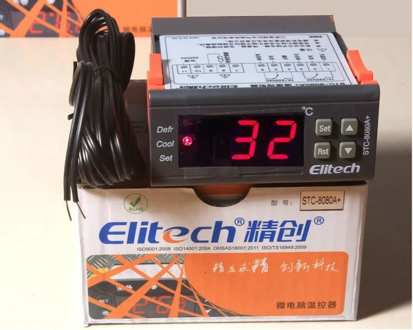 Цифровой регулятор температуры (термостат) Elitech STC-8080A+ - купить с доставкой по выгодным ...