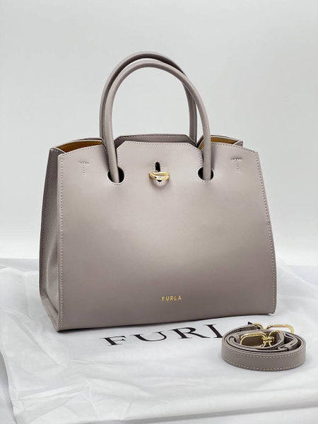 Сумка женская через плечо Furla серая - купить с доставкой по выгодным ценам в интернет-магазине ...