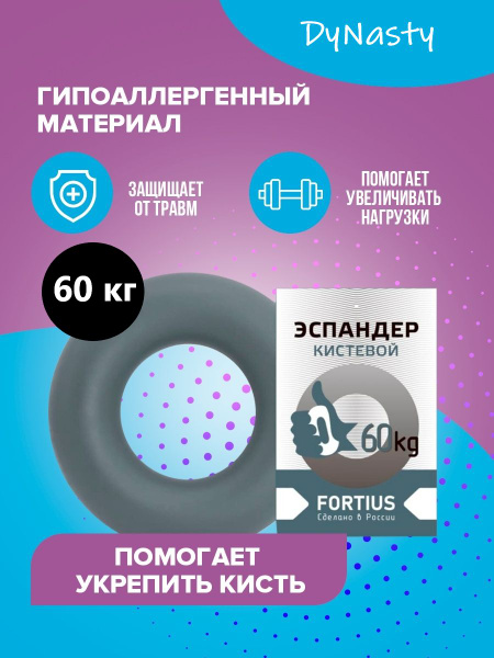 Эспандер Кистевой Fortius, max нагрузка 60 кг - купить по выгодной цене ...