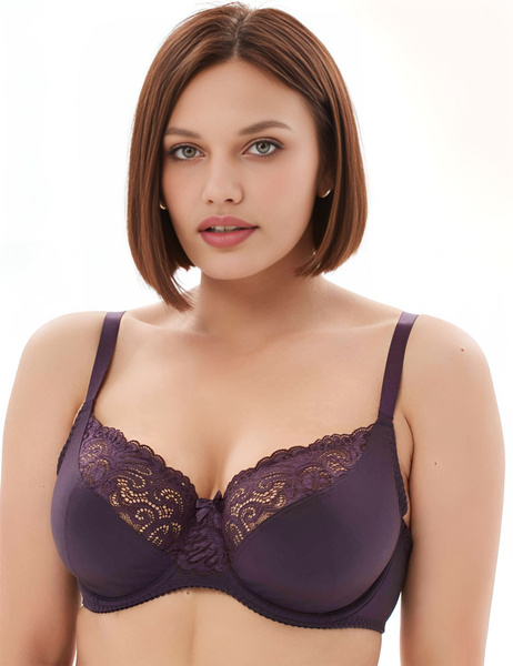 Бюстгальтер Женский Milavitsa мягкая чашка на каркасе, классическая чашка, размер 85C темно ...