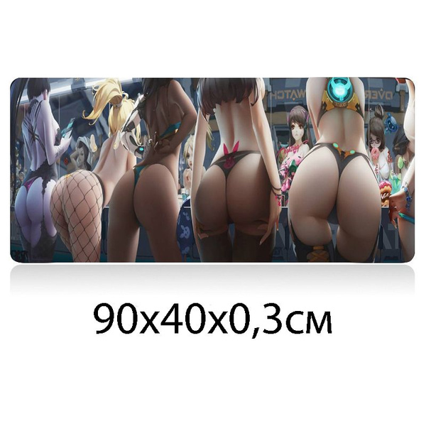 Коврик для мыши в стиле Overwatch 90x40x0.3см, №777 - купить с доставкой по выгодным ценам в ...