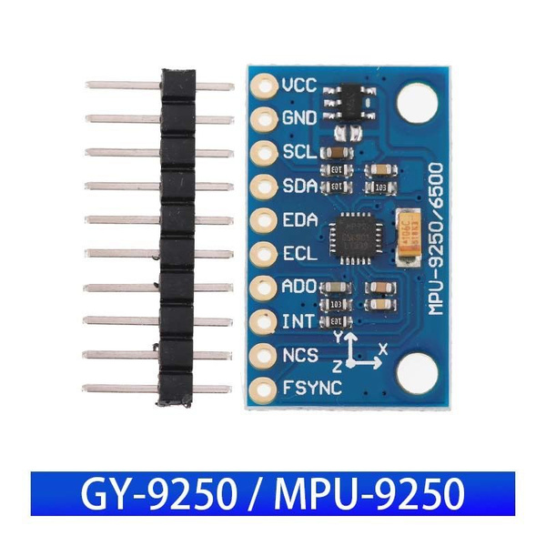 MPU-9250 -9250 9- Модуль осевого датчика связи I2C/SPI, трехосевой ...