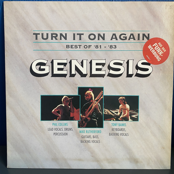 Genesis. Turn It On Again. Best Of '81-83 (EX+) ПЕРВОПРЕСС! 1991 (LP ...
