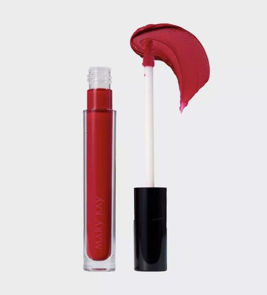 Матовая жидкая губная помада Классический красный (Classic Red) Mary ...
