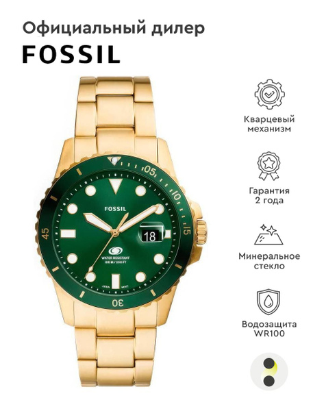 Мужские наручные часы Fossil Blue Fs6030 купить с доставкой по