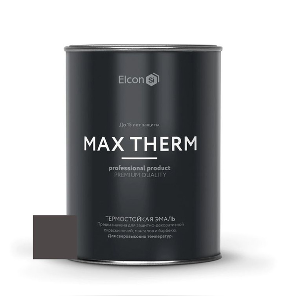 Эмаль Elcon 355004569, Алкидная, Матовое покрытие, темно-коричневый - купить в интернет-магазине ...