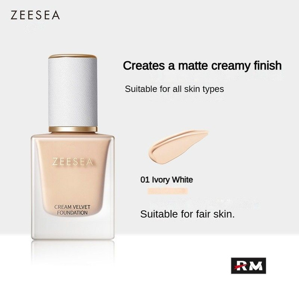 ZEESEA шелковистая жидкая основа, Тональный крем, BB крем, Увлажнение и контроль жирности ...