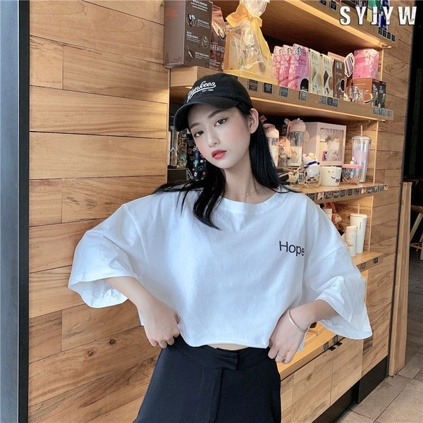 Футболка SYJYW, размер 48, цвет белый, 31%-50% хлопок - купить по выгодной цене в интернет ...