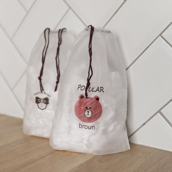 Пакет для хранения продуктов POPULAR BROUN, 24 см, 100 шт, Полимерный ...