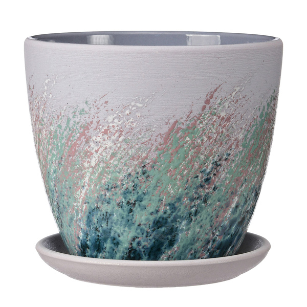 Miss Pots Горшок для цветов, 15.5 см х 17.5 см х 17.5 см, 2.3 л, 1 шт ...