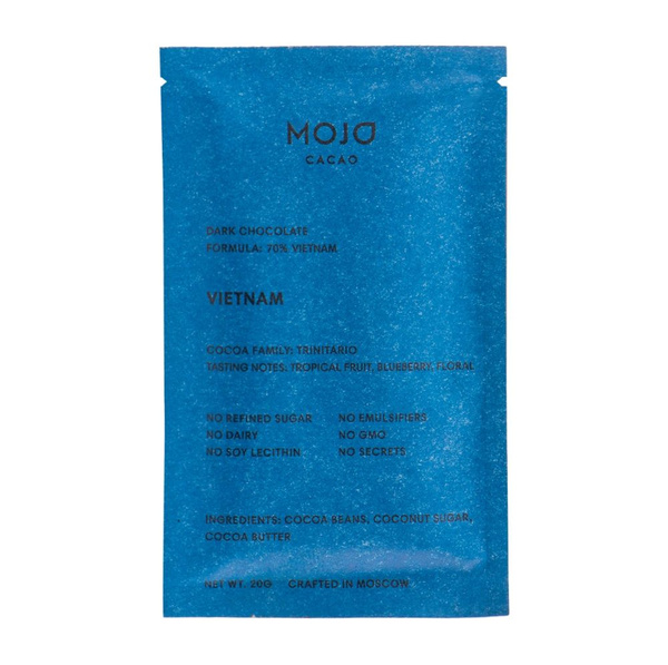 Шоколад горький Mojo Cacao Vietnam 20г Россия - купить с доставкой по ...