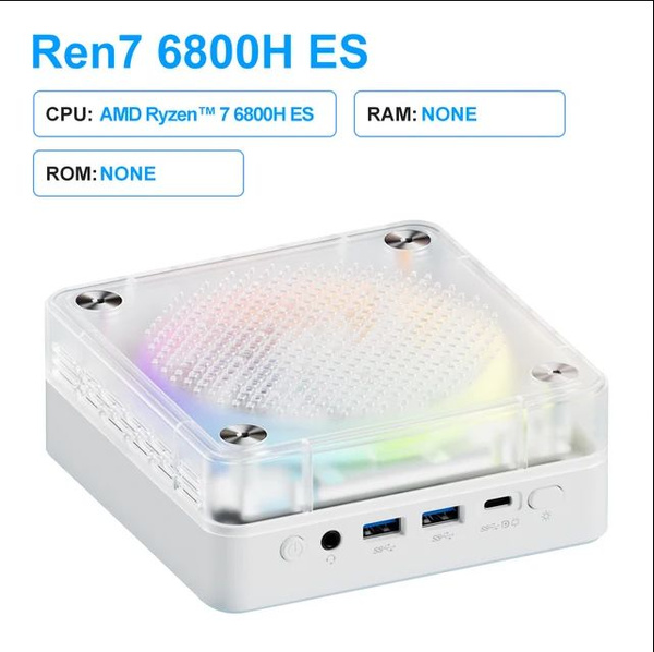 Характеристики GenMachine MINI PC Мини-ПК GenMachine Ryzen 6800H ES ...