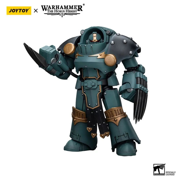 Фигурка JOYTOY Warhammer 40k 1:18 30K Sons Of Horus Tartaros Terminator ...