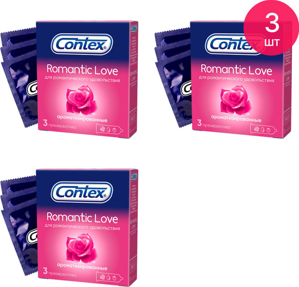 Презервативы Contex / Контекс Romantic Love ароматизированные для романтического удовольствия из ...