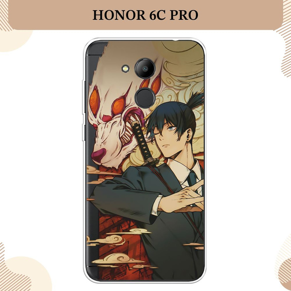 Силиконовый чехол на Honor 6C Pro / Хонор 6С Про аниме Человек ...