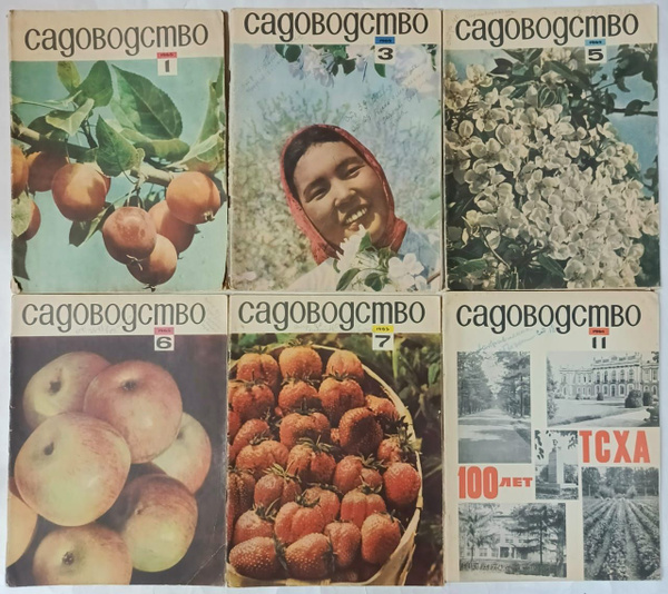 Журнал "Садоводство" №1,3,5,6,7,11/1965 (Комплект из 6 журналов) - купить с доставкой по ...