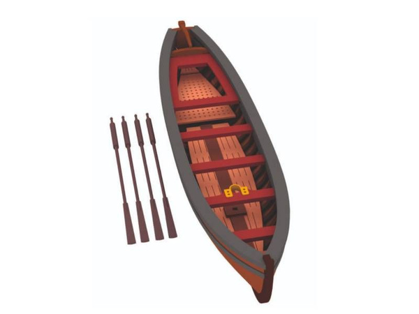 Сборная модель ЭСКАДРА Гичка 4-весельная XVIII-XIX в. Масштаб 1:64 купить на OZON по низкой цене ...