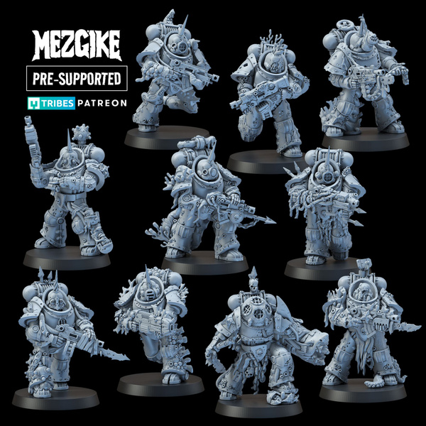 Миниатюра Wh40k DnD Death Guard / Гвардия Смерти: Dredge Marine ...