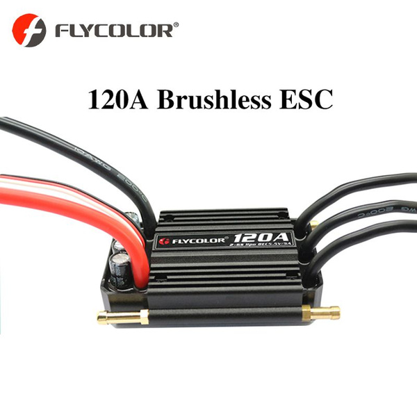 Flycolor 50A/70A/90A/120A/150A бесщеточный ESC 2-6S водонепроницаемый с ...