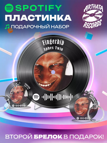 Спотифай постер Aphex Twin, брелоки Aphex Twin - Fingerbib - купить по ...