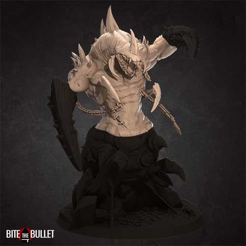 Миниатюра для настольной игры DnD/Diablo: Duriel (Дюриэль, Владыка Боли ...