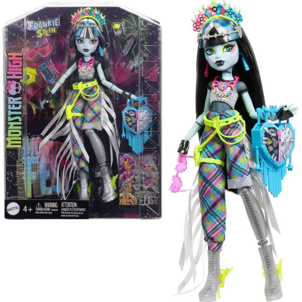 Кукла Monster High, Monster Fest Frankie Stein HXH79 купить на OZON по ...