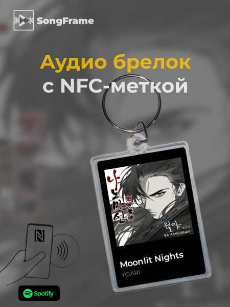 Брелок Spotify с NFC Трек: YOARI - Moonlit Nights - купить с доставкой ...