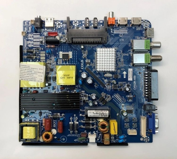 Материнская плата CV512H-A50, для телевизора BBK 50LEM-1026/FTS2C - купить с доставкой по ...