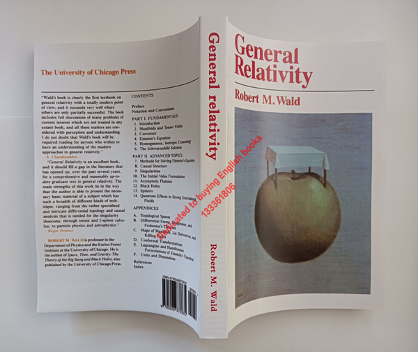 General Relativity by Robert M. Wald купить на OZON по низкой цене ...