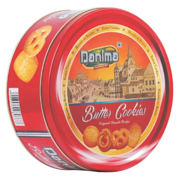 Печенье DANIMA Butter Cookies сливочное (красная банка) 340г - купить с ...